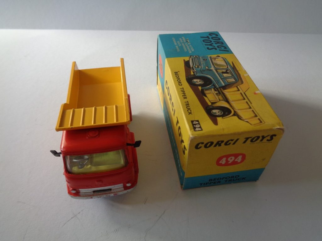 Corgi Toys 494 Bedford Tipper Truck with Box - Toy Paradise