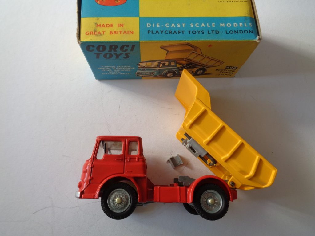 Corgi Toys 494 Bedford Tipper Truck with Box - Toy Paradise