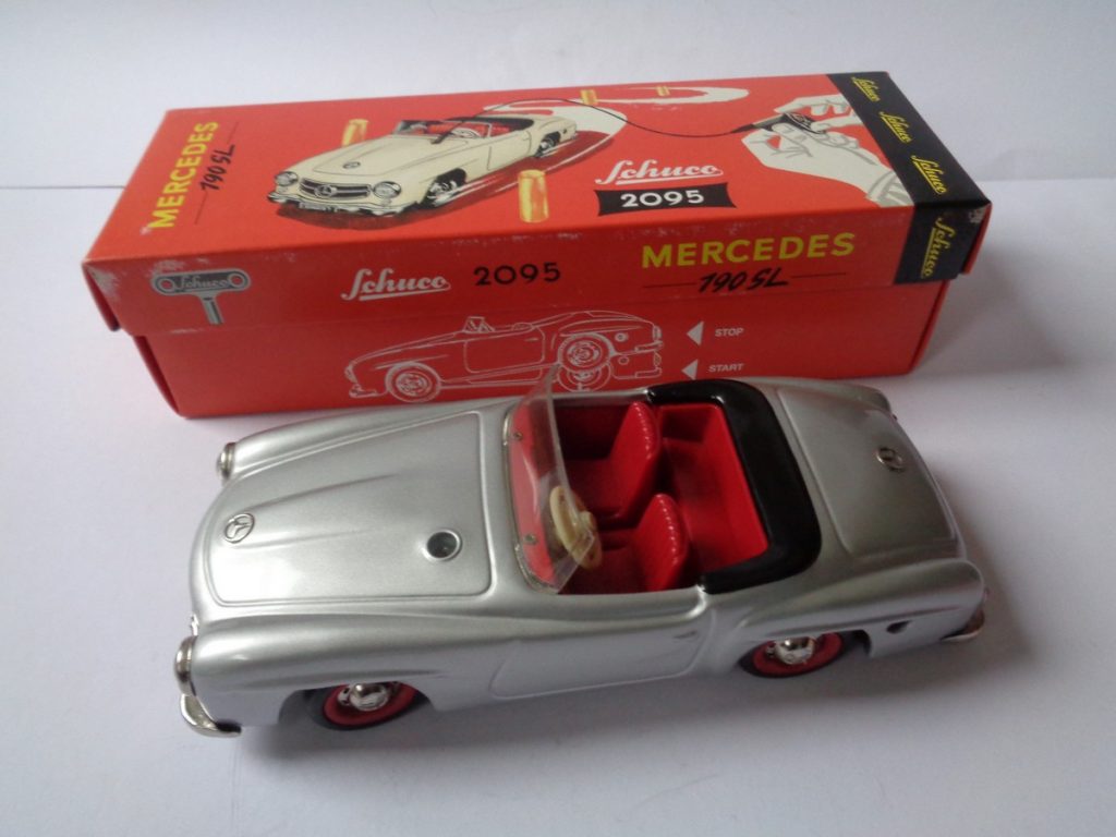 Schuco 2095 Mercedes Benz 190 SL with Box (wind-up) - Toy Paradise