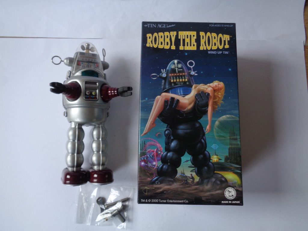 Osaka Tin Toy Robby The Robot with Box (wind-up) - Toy Paradise