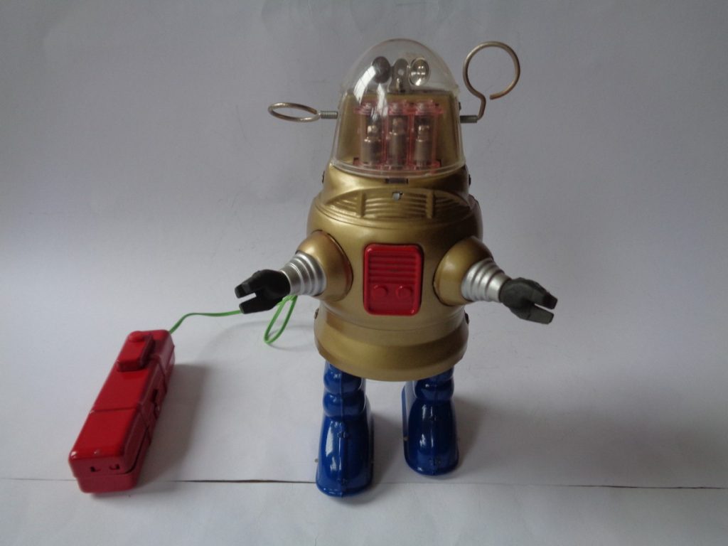 Ha Ha Toy Piston Robot (Robby The Robot) (battery-operated) - Toy Paradise