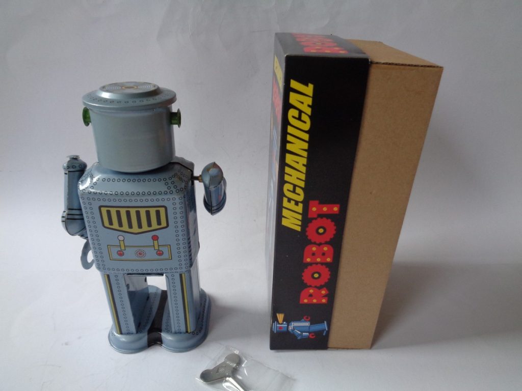 Ha Ha Toy Mechanical Robot MS 646 with Box (wind-up) - Toy Paradise