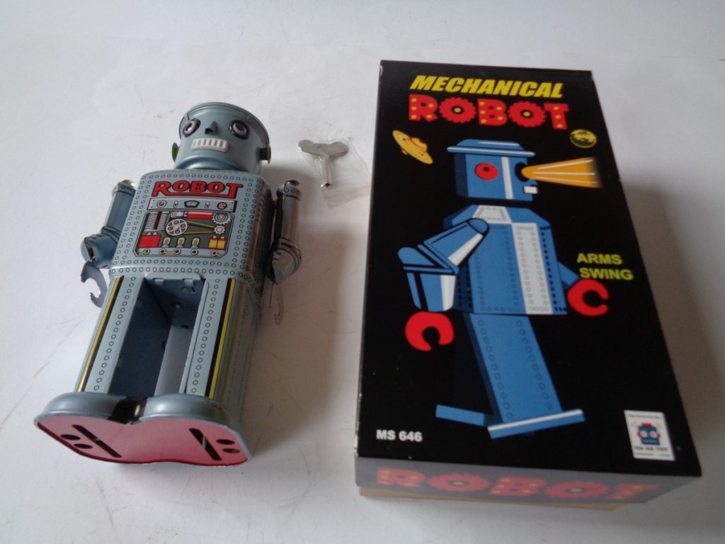 Ha Ha Toy Mechanical Robot MS 646 with Box (wind-up) - Toy Paradise