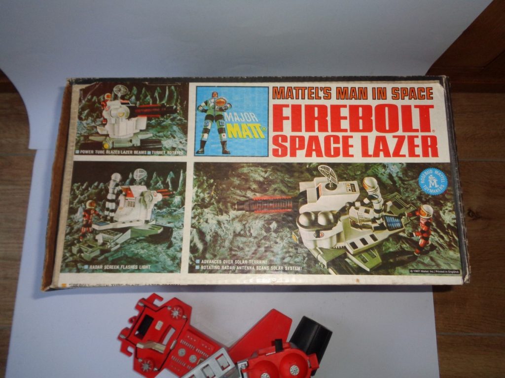 Mattel Major Matt Mason Firebolt Space Lazer with Box (battery-operated ...