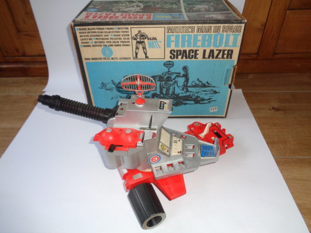 Mattel Major Matt Mason Firebolt Space Lazer with Box (battery-operated ...