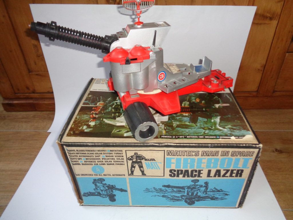Mattel Major Matt Mason Firebolt Space Lazer with Box (battery-operated ...