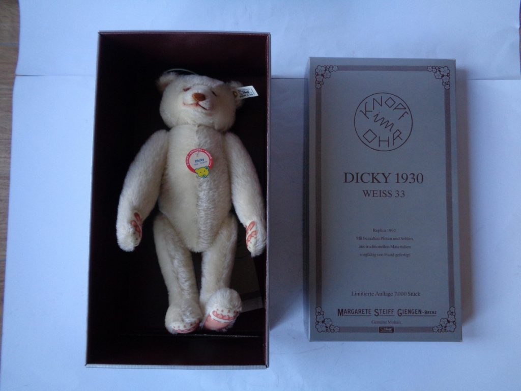 Margarete Steiff Teddybar-Modell 1902 Design Richard Steiff with Box ...