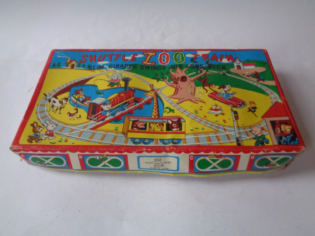 T.P.S. Shuttle Zoo Train with Box (wind-up) - Toy Paradise