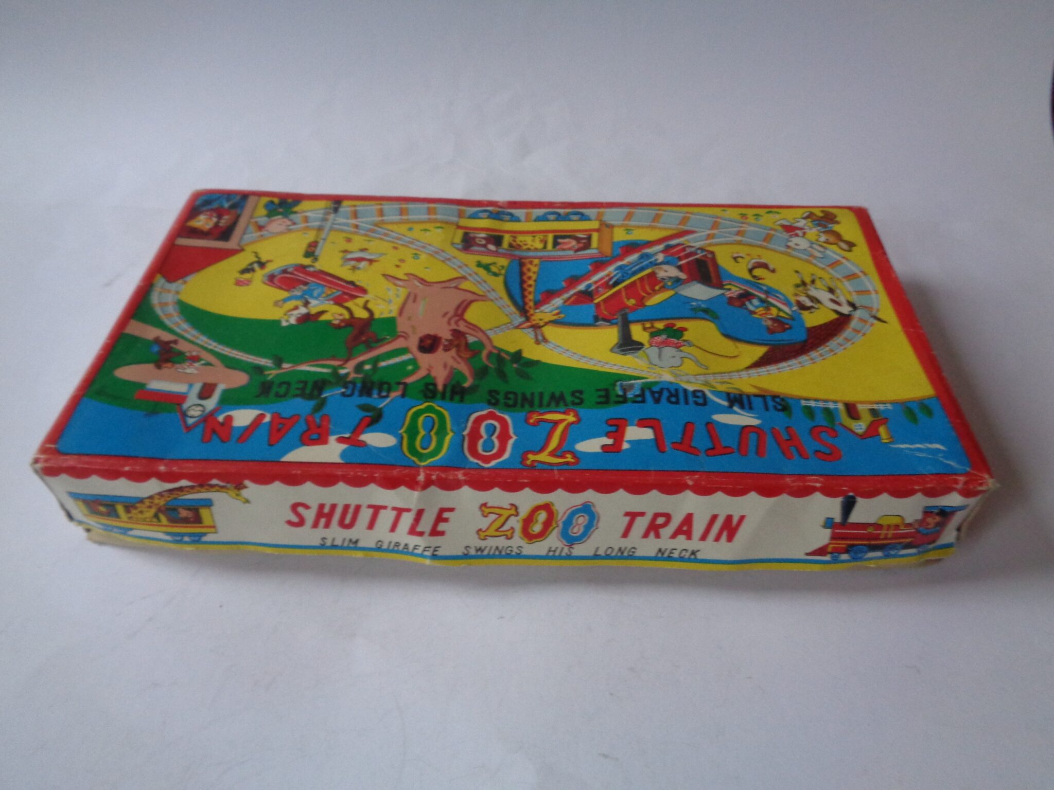 T.P.S. Shuttle Zoo Train with Box (wind-up) - Toy Paradise
