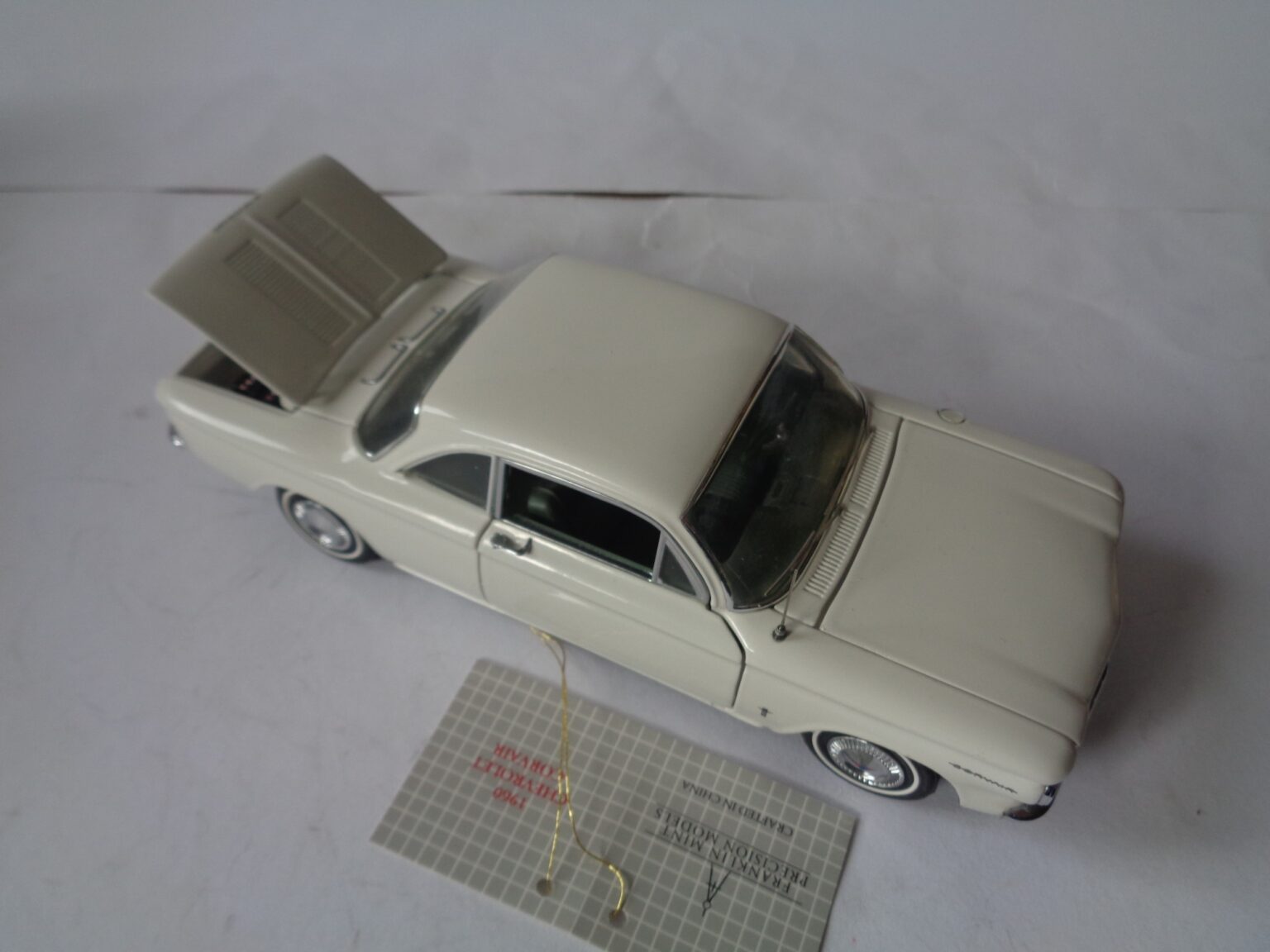 Franklin Mint Chevrolet Corvair 1960 with Box - Toy Paradise