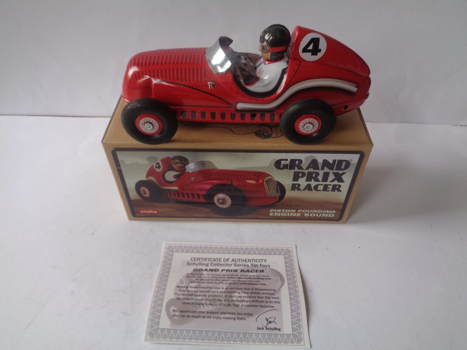 Schylling Grand Prix Racer with Box (friction) - Toy Paradise