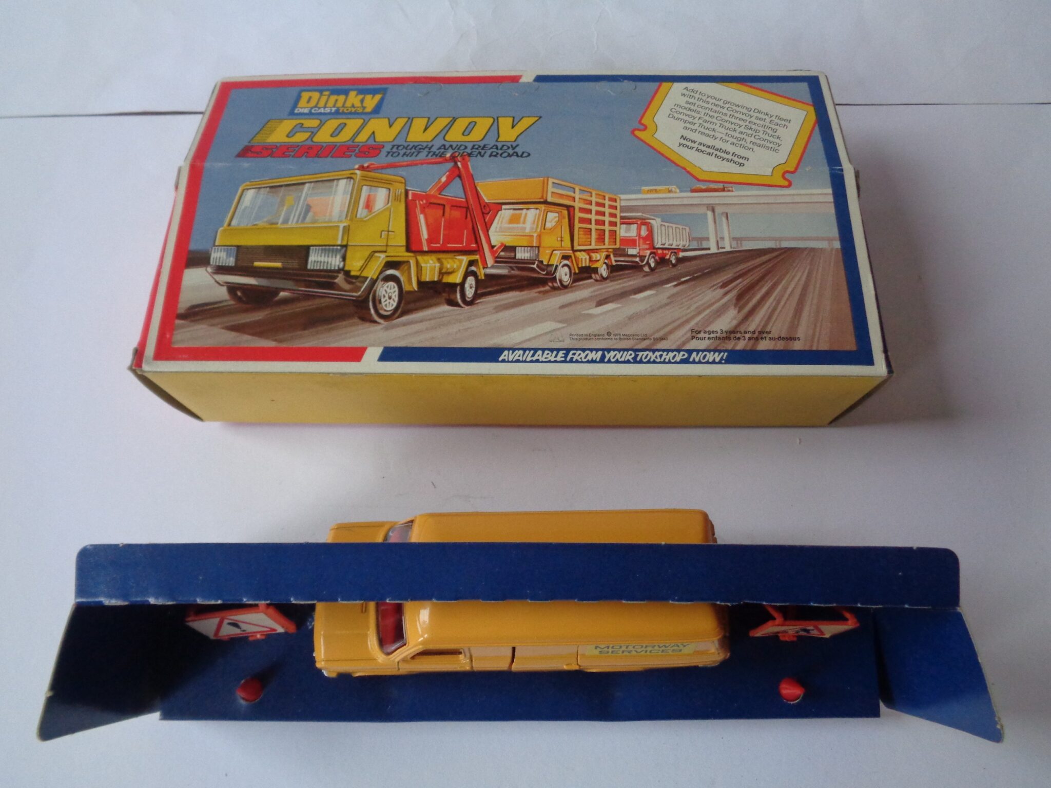 Dinky Toys 417 Motorway Services Ford Transit Van with Box - Toy Paradise