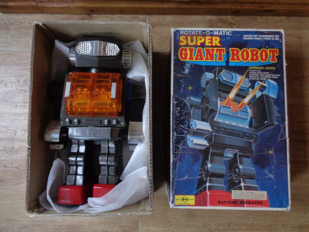 S.H. / Horikawa Super Giant Robot with Box (battery-operated) - Toy ...