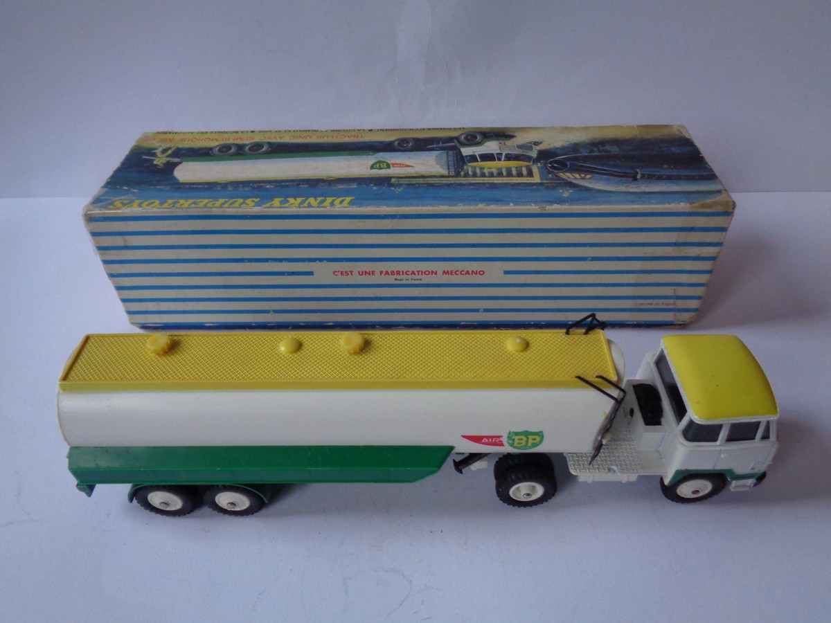 Dinky Supertoys 887 Unic Tractor with Air BP Tanker with Box - Toy Paradise
