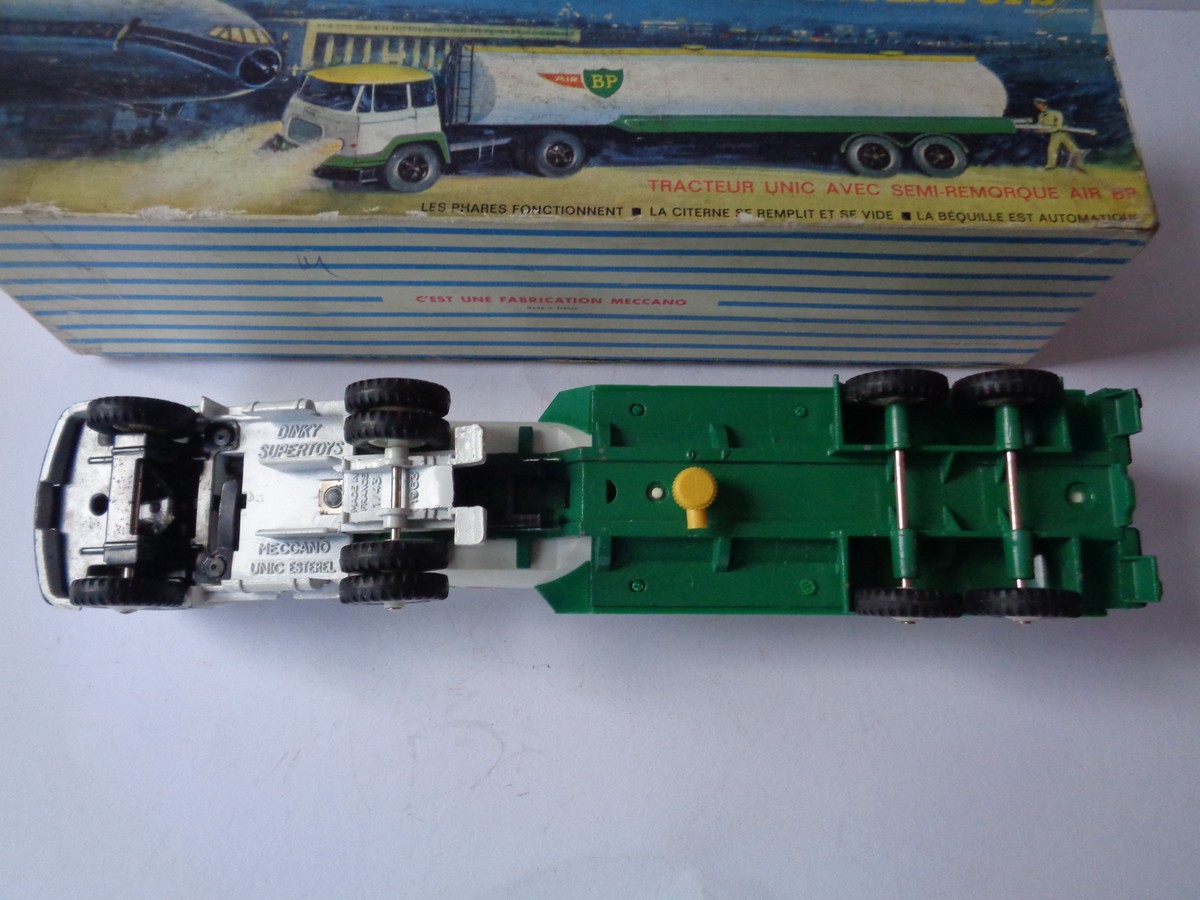 Dinky Supertoys 887 Unic Tractor with Air BP Tanker with Box - Toy Paradise