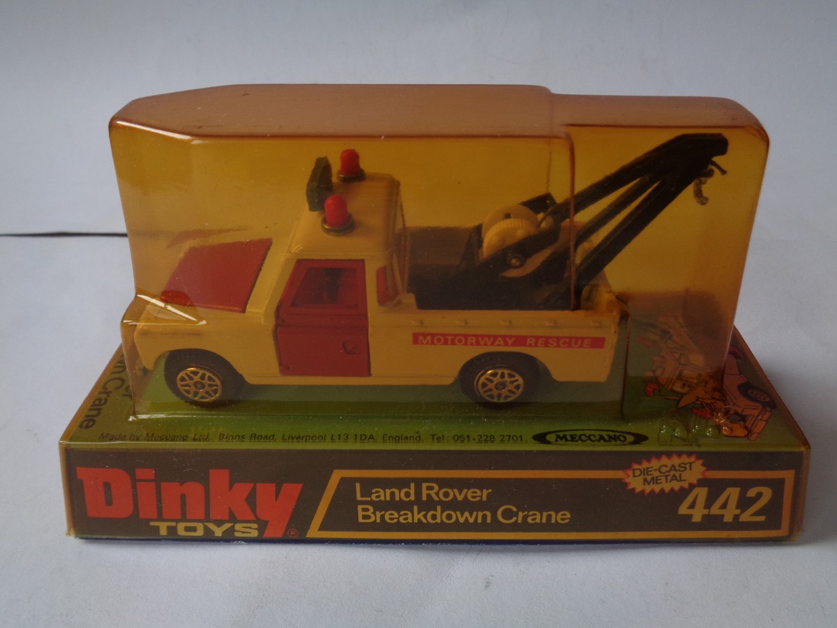 Dinky Toys 442 Land Rover Breakdown Crane with Box - Toy Paradise