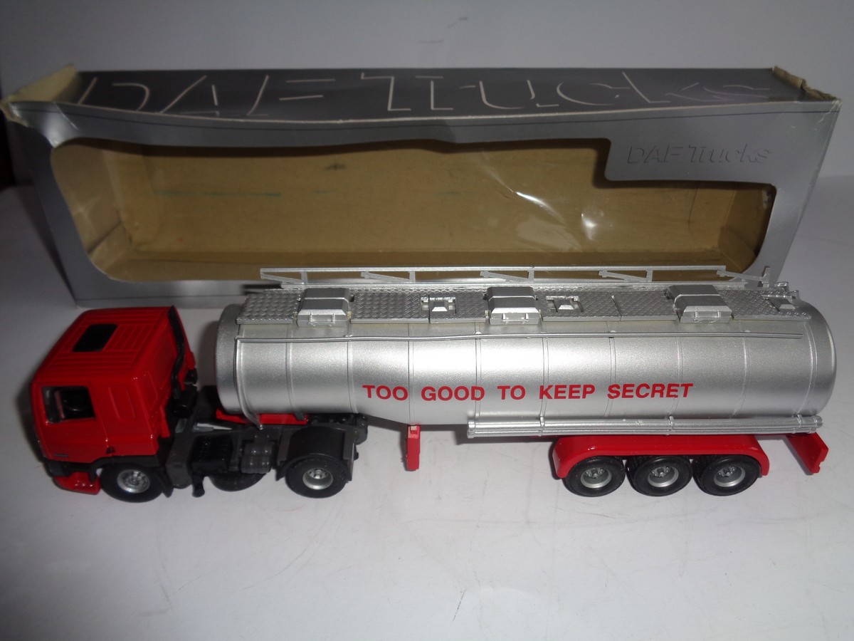 Tekno DAF 95 Concept Tanker Truck "To Good to Keep Secret" - Toy Paradise